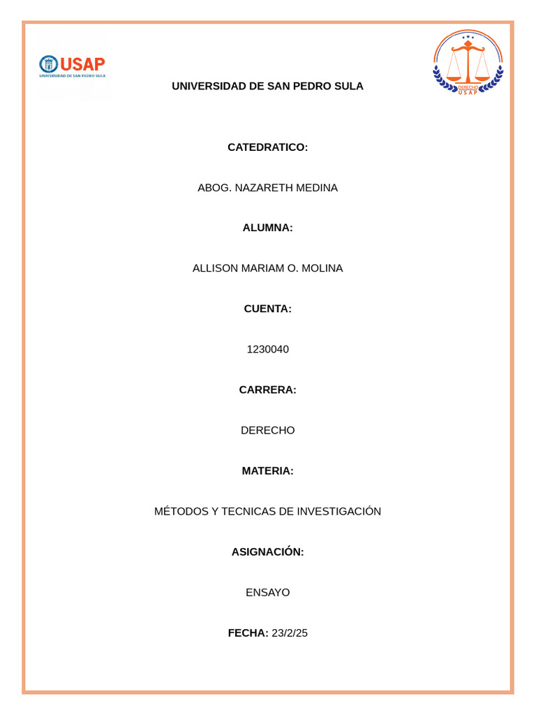 Molina Allison Metodos | PDF