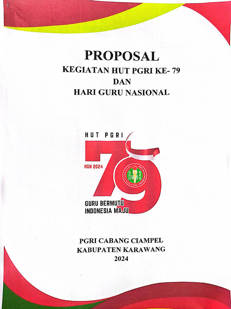 Proposal Fix_HUT PGRI Ke 79 | PDF
