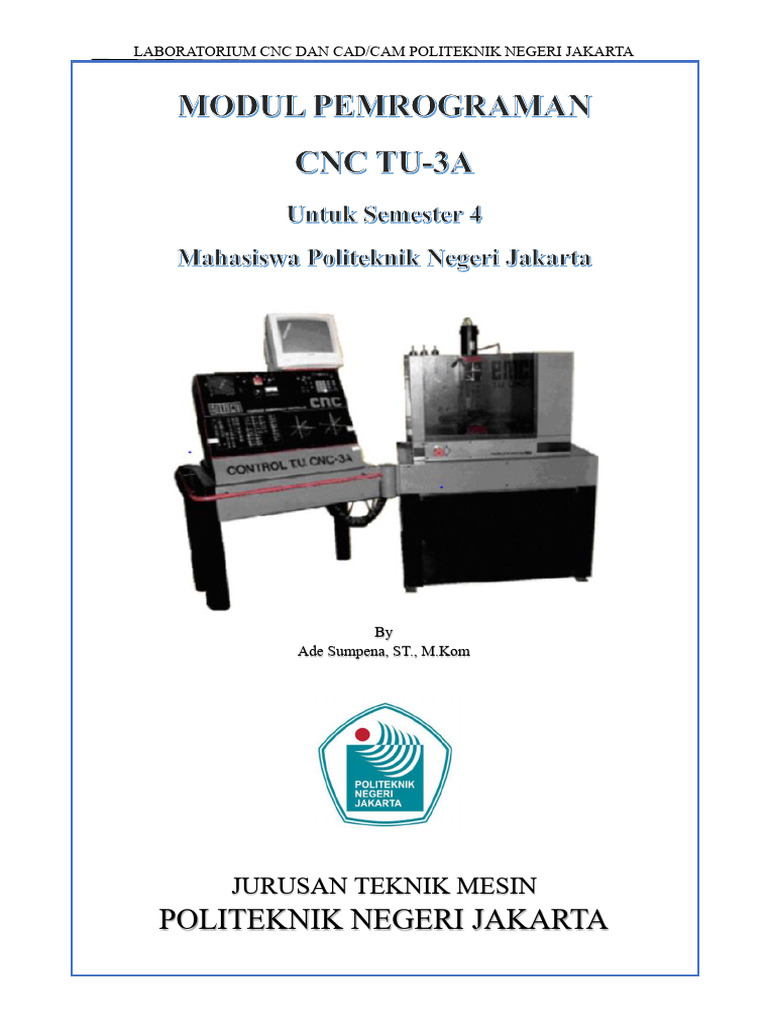 Modul Pemrograman CNC Tu-3a | PDF