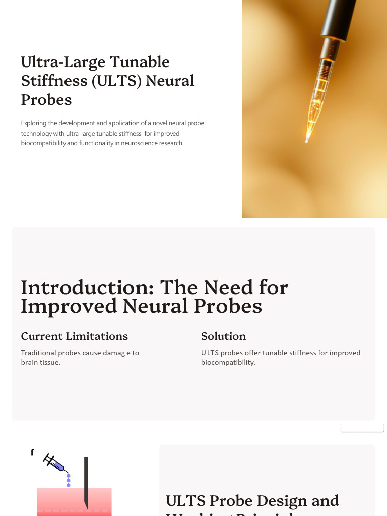 Ultra-Large-Tunable-Stiffness-ULTS-Neural-Probes | PDF | Brain ...