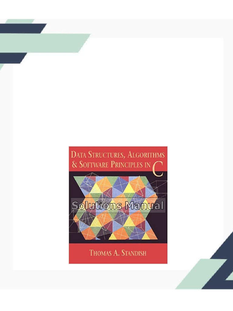 Instant download Data Structures Algorithms and Software Principles in C 1st Edition Standish ...
