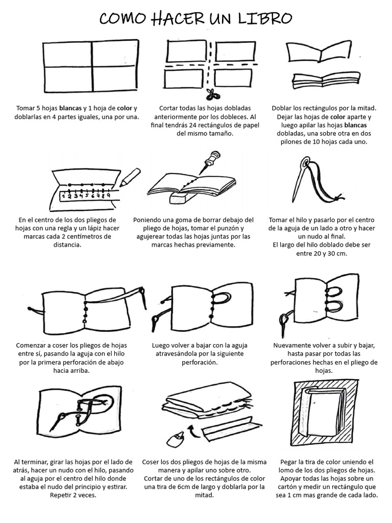 Cómo hacer un libro de cartón fácil | PDF