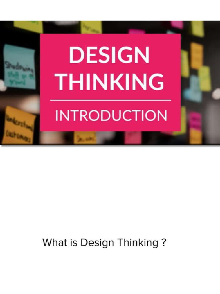 Design Thiking | PDF
