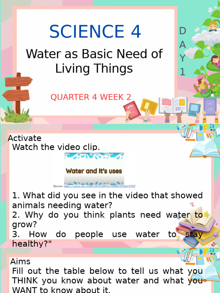 Q4 W2 Science4 PPT Matatag | PDF | Water | Water Resources