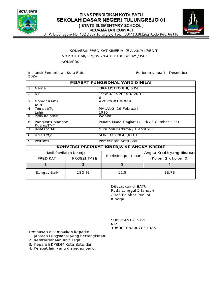 Pak Konversi 2024 Tika | PDF