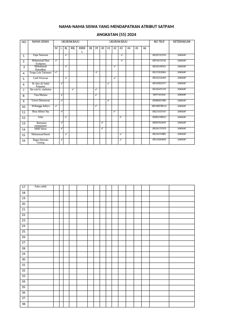 Atribut Angkatan 55 | PDF