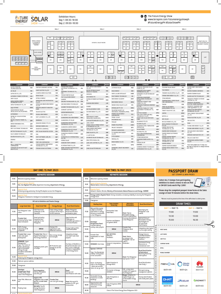 Future Energy Show Philippines 2023 | PDF | Solar Power | Distributed ...