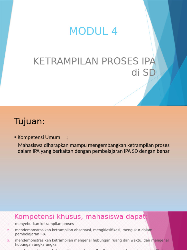 Keterampilan Proses IPA SD | PDF