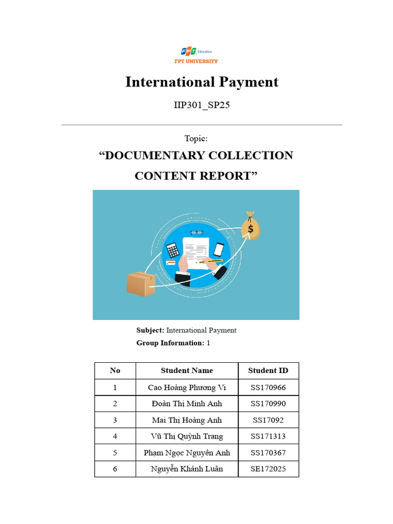 Documentary Collection in International Payments | PDF | Payments ...