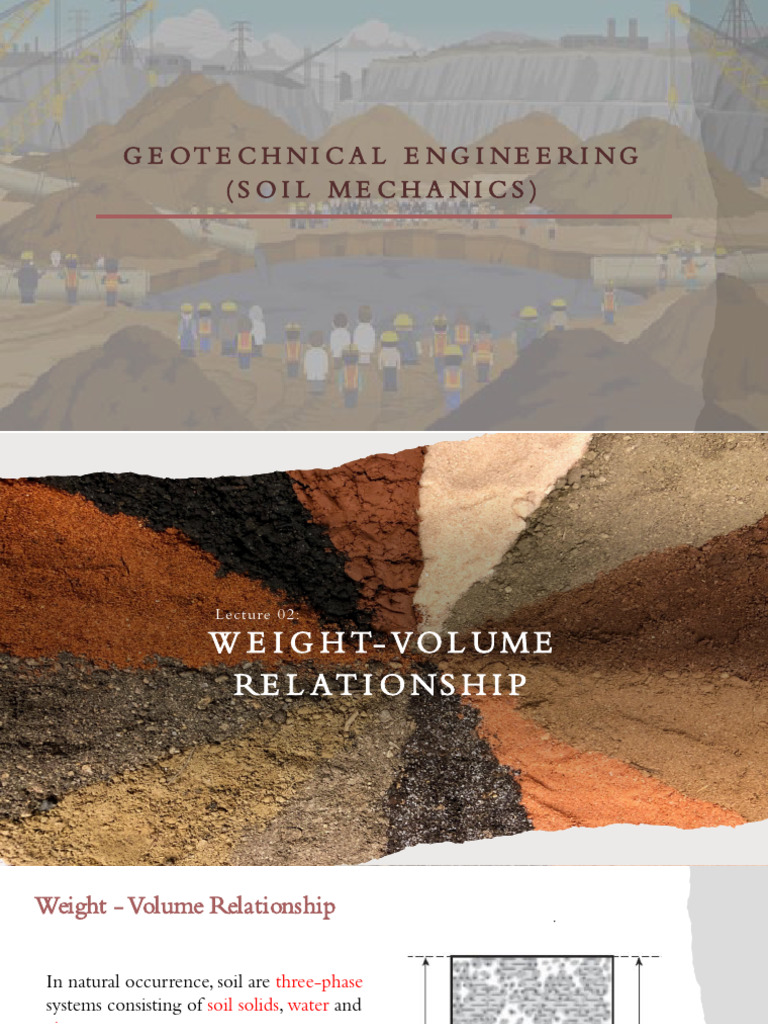 Module 03 - Weight-Volume Relationship | PDF | Density | Porosity