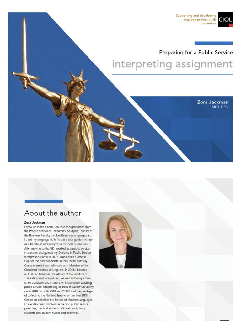 Preparing For A Public Service Interpreting Assignment | PDF | Language ...