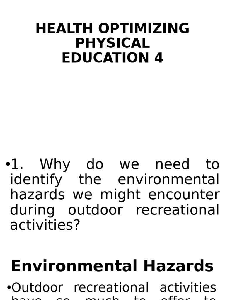 Outdoor Safety for Students | PDF