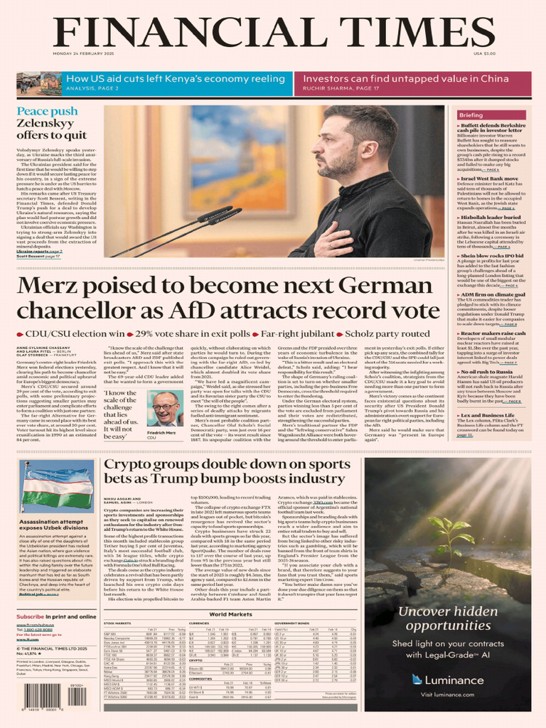 Financial Times USA - February 24, 2025 | PDF