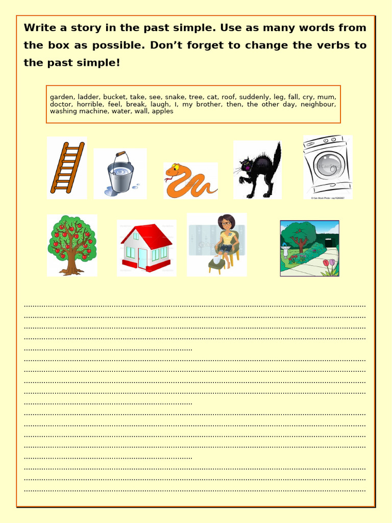 Past Simple Story Exercise | PDF