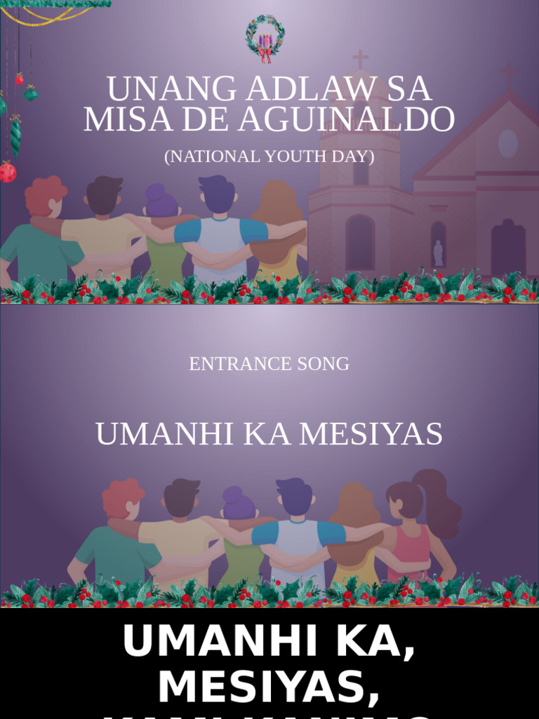 final misa de aguinaldo | PDF final misa de aguinaldo | PDF