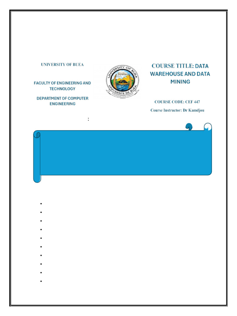 Group 7 - Data Mining report | PDF | Data Warehouse | Information Science
