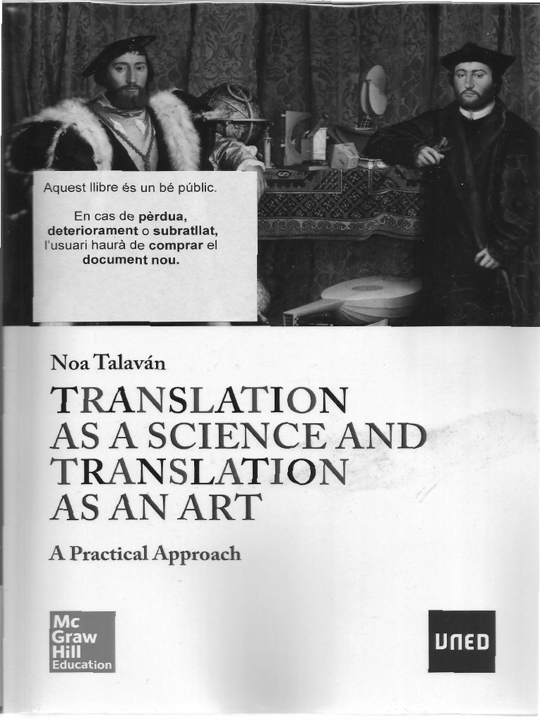 Translation as a Science and Translation as an Art by Noa Talava n (1 ...