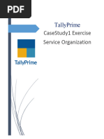 Case Study 1 Tally Prime Exercise | PDF | Cheque | Expense