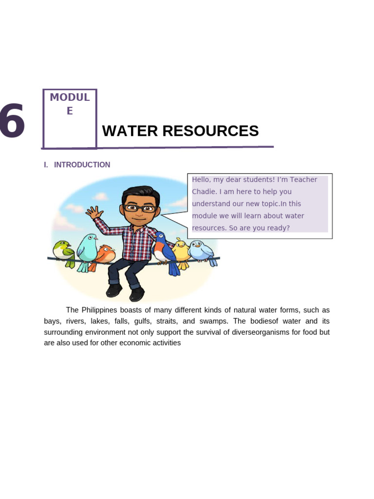 6. Water Resources | PDF | Water Cycle | Water