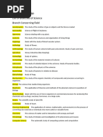 A List of Ologies | PDF | Biology | Science