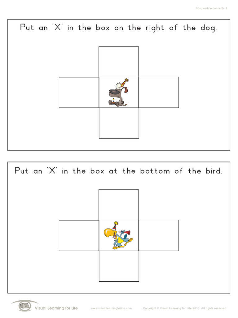 Box Position Concepts 3 | PDF