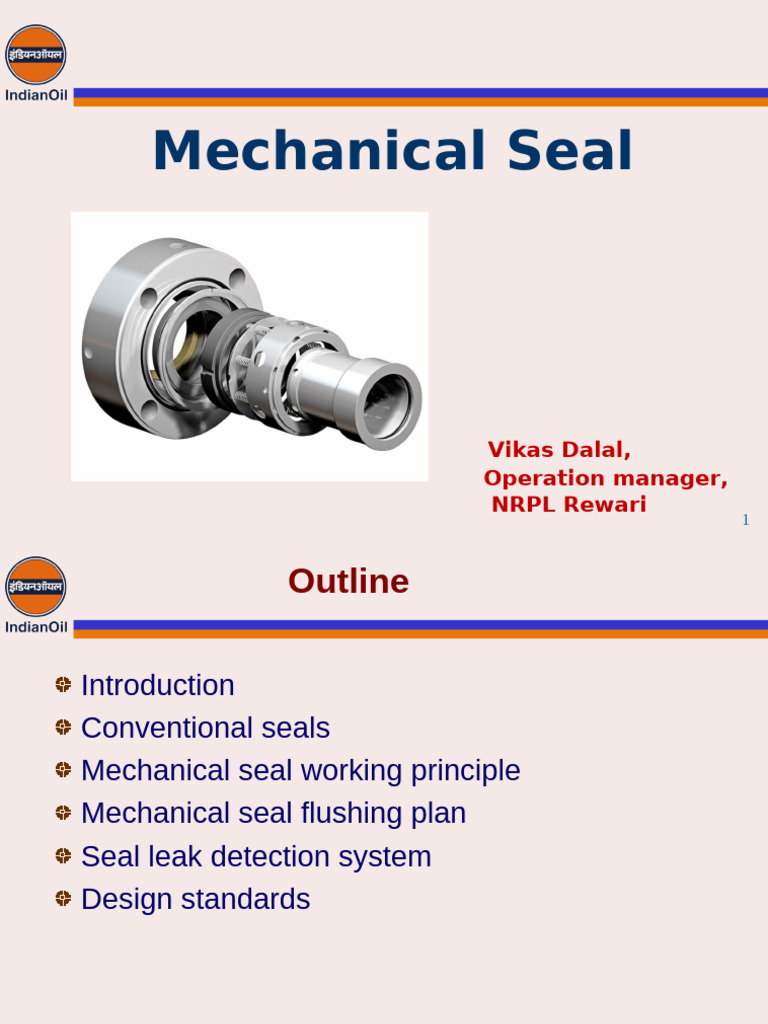 Mechanical Seal | PDF | Pump | Leak
