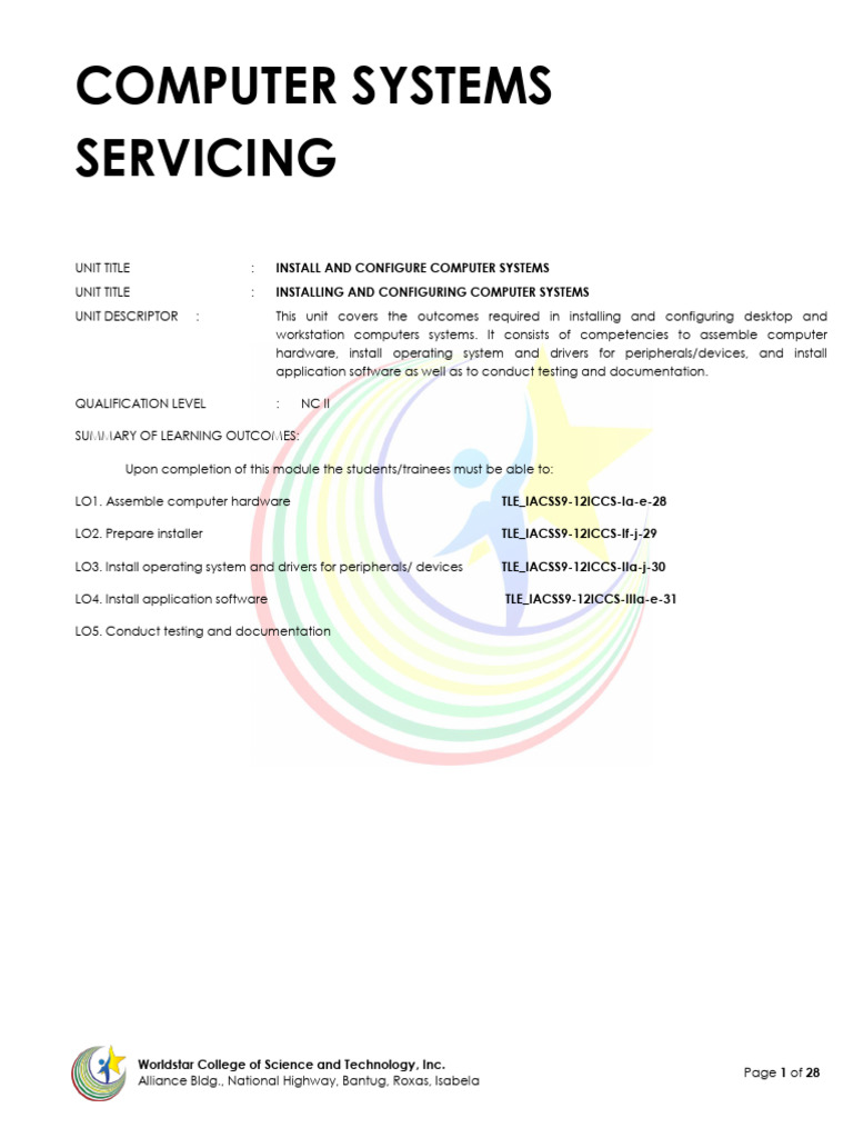 CORE 1 Install and Configure Computer Systems | PDF | Read Only Memory | Random Access Memory