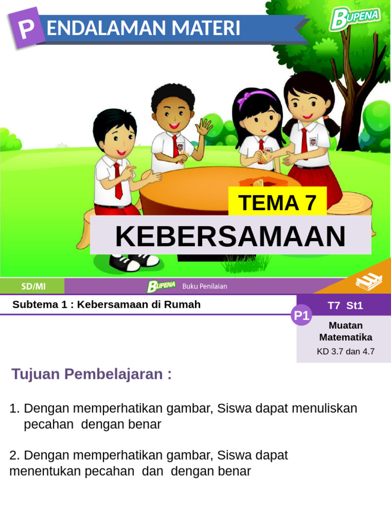 Kelas 2 Tema 7 Subtema 1 | PDF