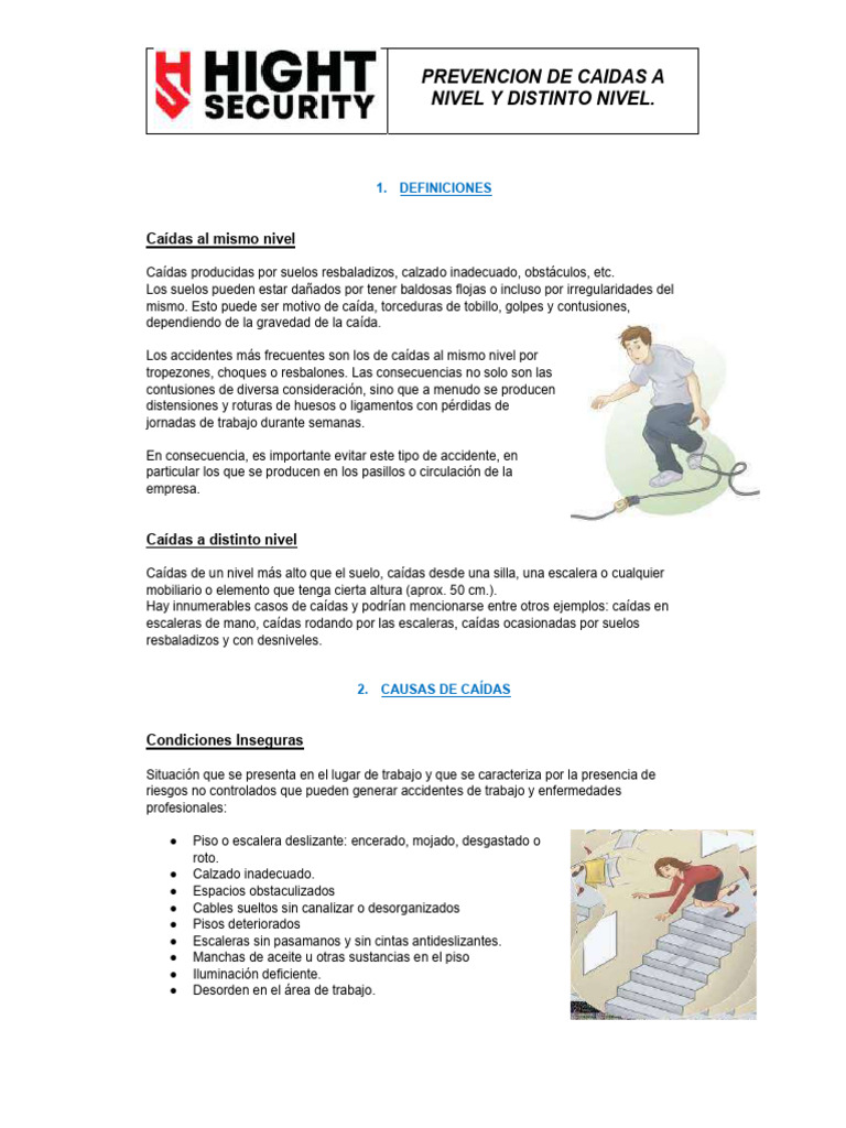 Prevención De Caidas Pdf