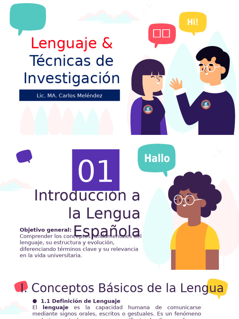 Conceptos Clave del Lenguaje Español | PDF | Lengua española | Comunicación