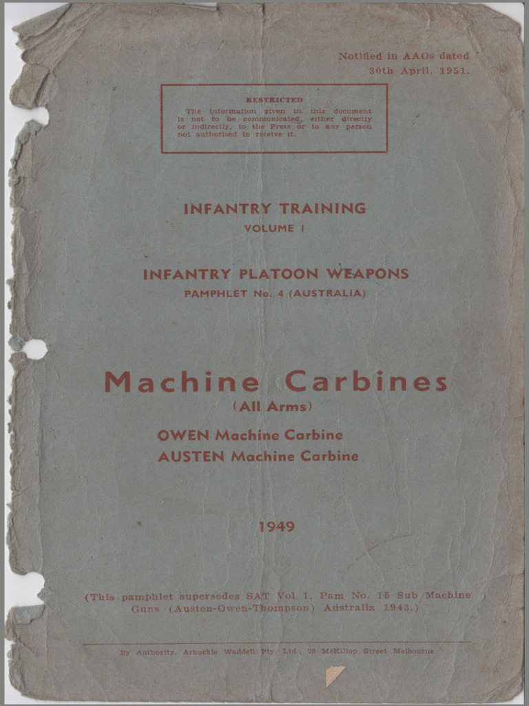 Machine Carbines 1949 | PDF