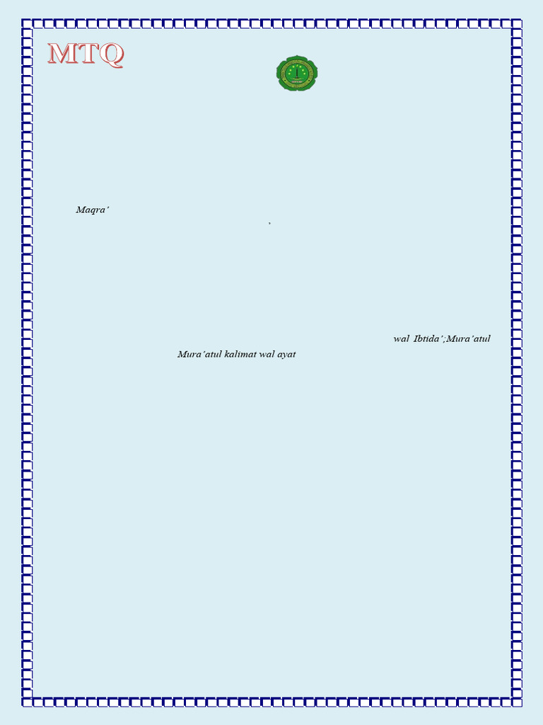 Tata Tertib Pentas Pai SMP - 2025 | PDF