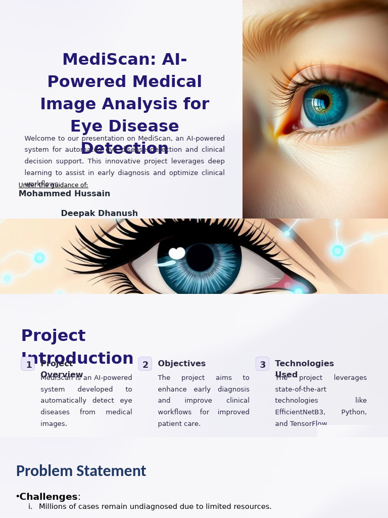 MediScan AI Powered Medical Image Analysis for Eye Disease Detection[by ...
