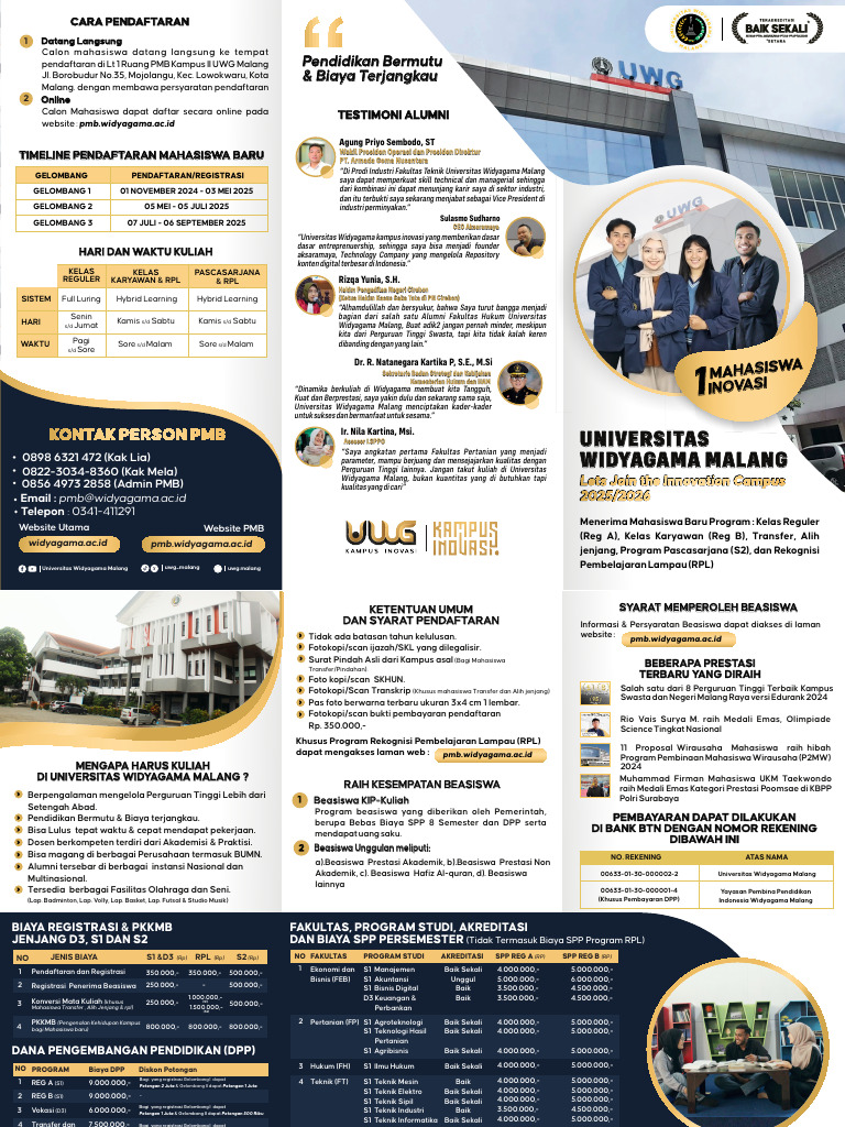 Brosur PMB 20252026 | PDF