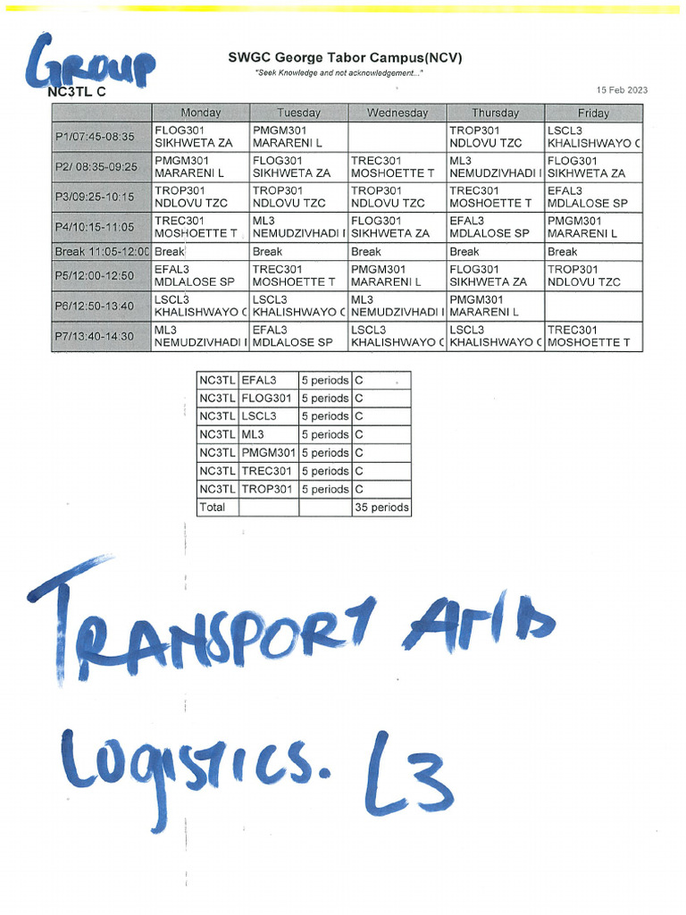 Transport and Logistics | PDF