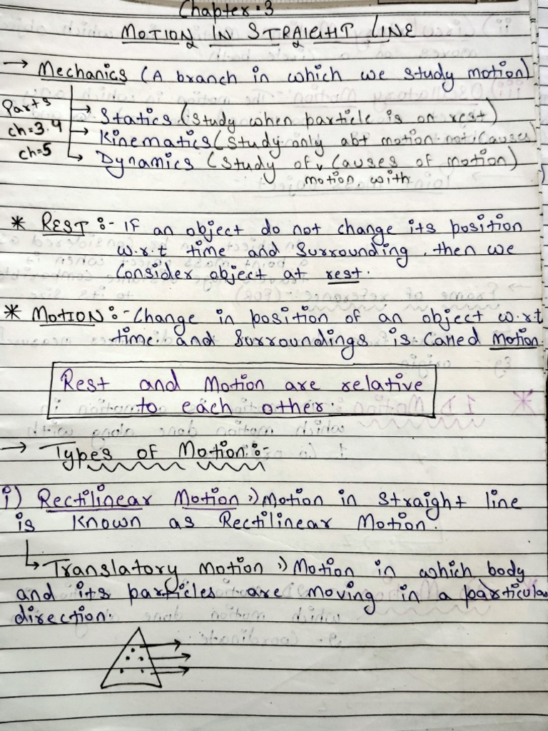 Understanding Motion: Key Concepts and Equations | PDF | Acceleration ...
