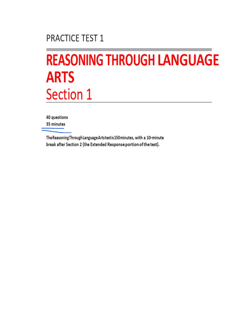 GED-Test-Prep-RLA Practice - 1 | PDF | Cost Of Living | Food Safety
