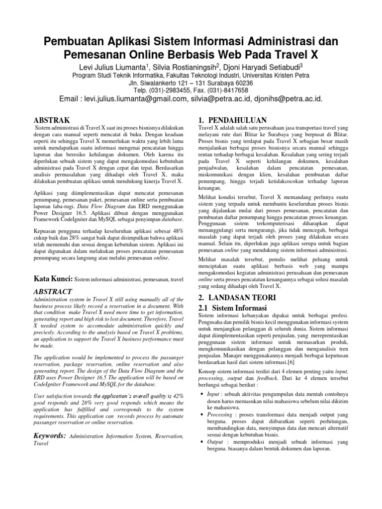 ID Pembuatan Aplikasi Sistem Informasi Admi | PDF