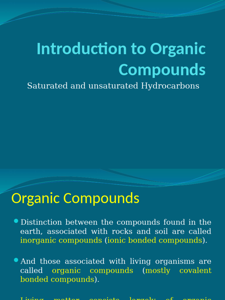 Le - Organic Compounds (Hydrocarbons-Benzene Derivatives) | PDF ...