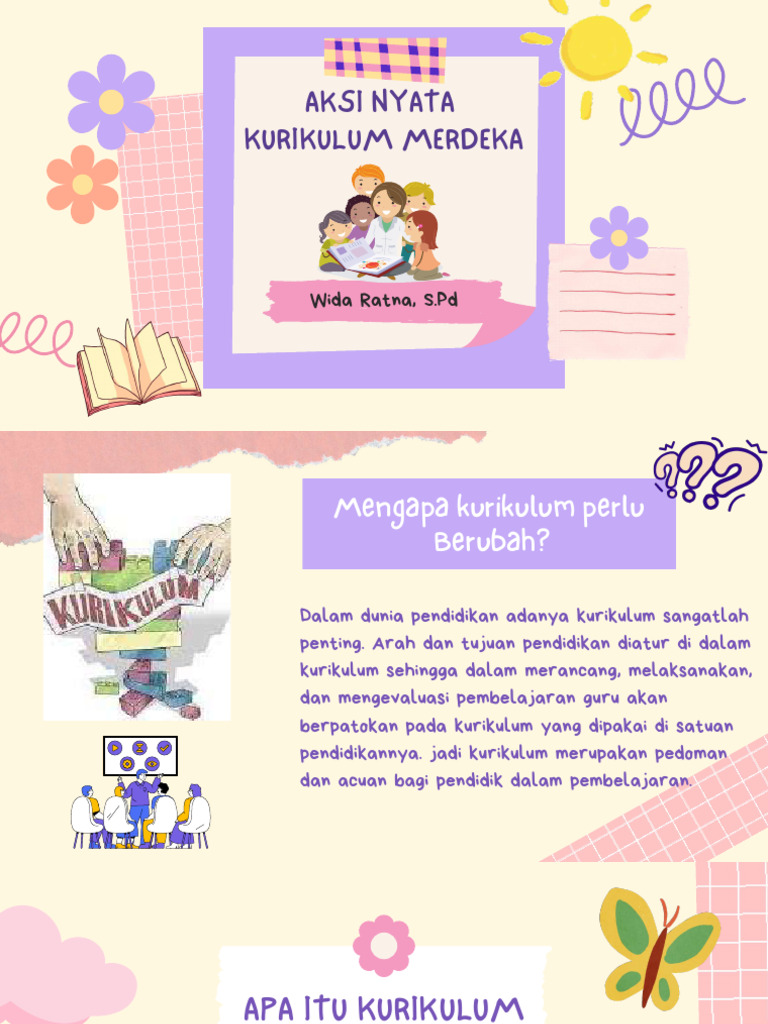 Aksi Nyata Kurikulum Merdeka Wida Ratna | PDF