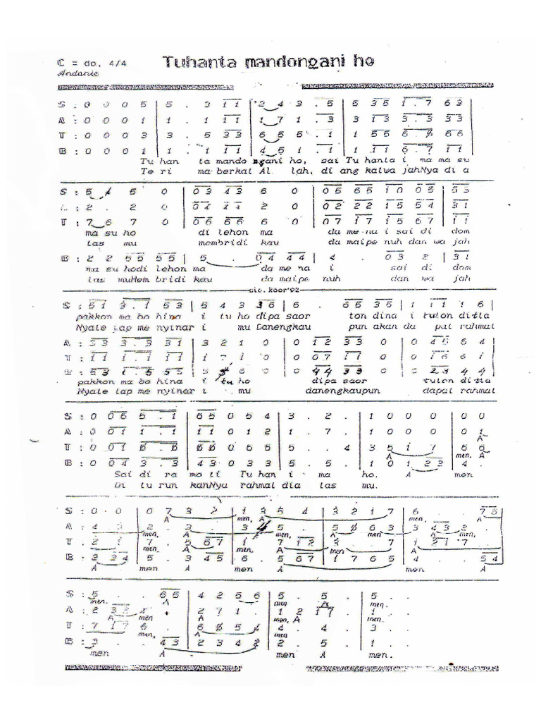 Tuhanta Mandongani Ho 1 | PDF