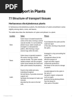 Plant Transport Systems Explained | PDF