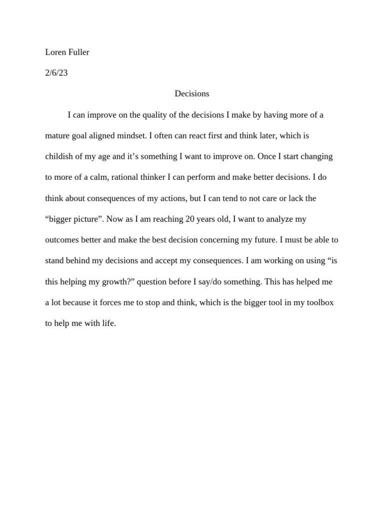 Desicions For Prov Bio | PDF