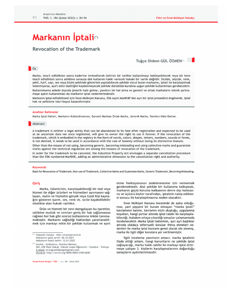 Jurix _ Markanın İptali | PDF