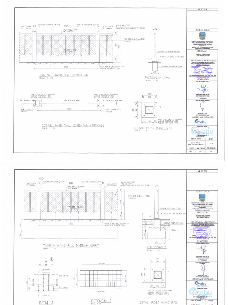 Railing Tipe 2 | PDF