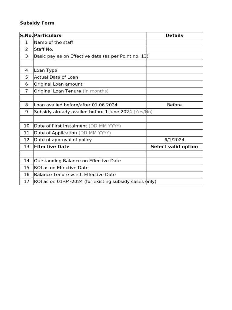 Subsidy Calculator-Attachment of Notice | PDF | Loans | Interest