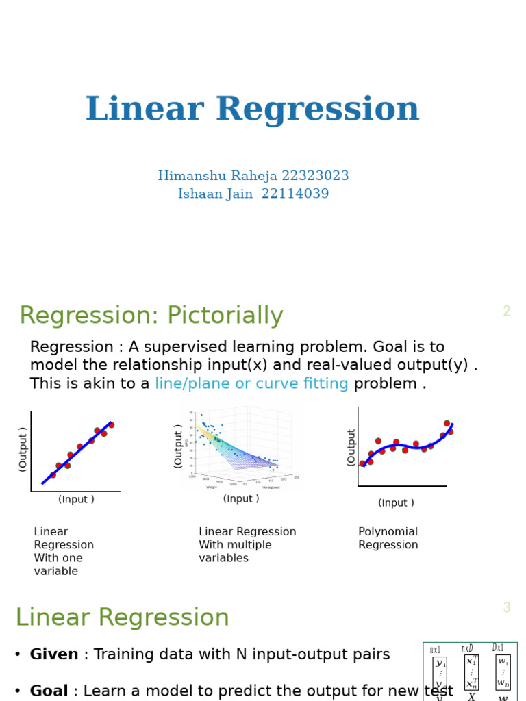 Group30 Linear Regression | PDF | Errors And Residuals | Mean Squared Error