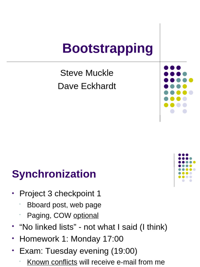 L18_Bootstrap | PDF | Booting | Bios