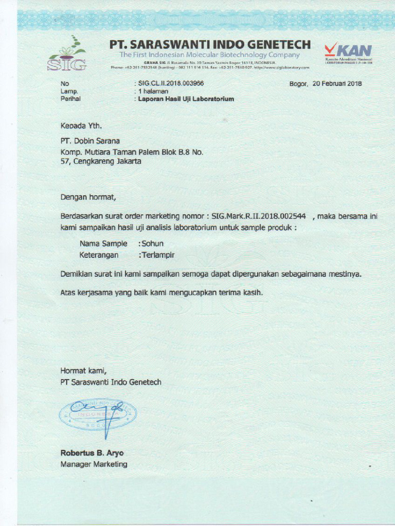 Hasil Lab | PDF