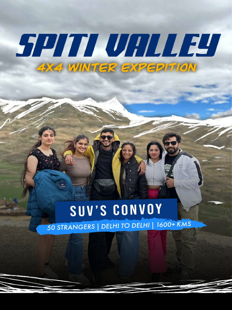 Spiti Valley Winter Itinerary | PDF | Travel Visa | Safety
